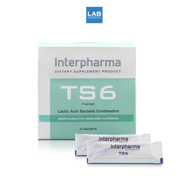 Interpharma TS6 Lactic Acid Bacteria Combination 10s - LAB Live Healthy